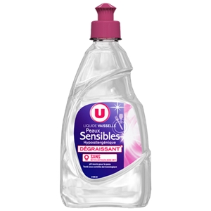 LIQUIDE VAISSELLE PEAUX SENSIBLES U 500ML