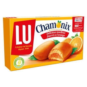 BISCUITS ORANGE CHAMONIX LU PAQUET 250G