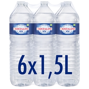 EAU DE SOURCE CRISTALINE PACK 6X1,5 LITRE