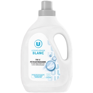 Lessive liquide spécial blanc 25 lavages 1,375 litres